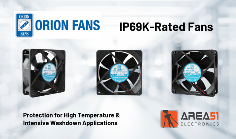 Orion Fans Launches New IP69K-Rated Line of AC/DC Fans